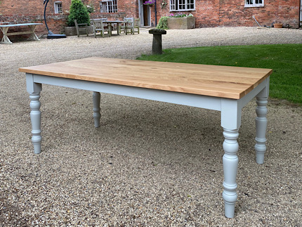 Rustic Dining Table | Wooden, Large & Bespoke | Tom Marsh