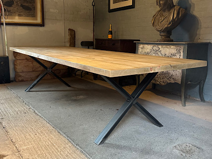 Kitchen Dining Table | Large, Rustic, Wood & Oak | Tom Marsh