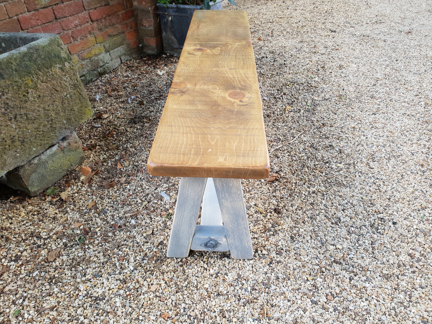 Hand Made "A" Frame Bench | Tom Marsh