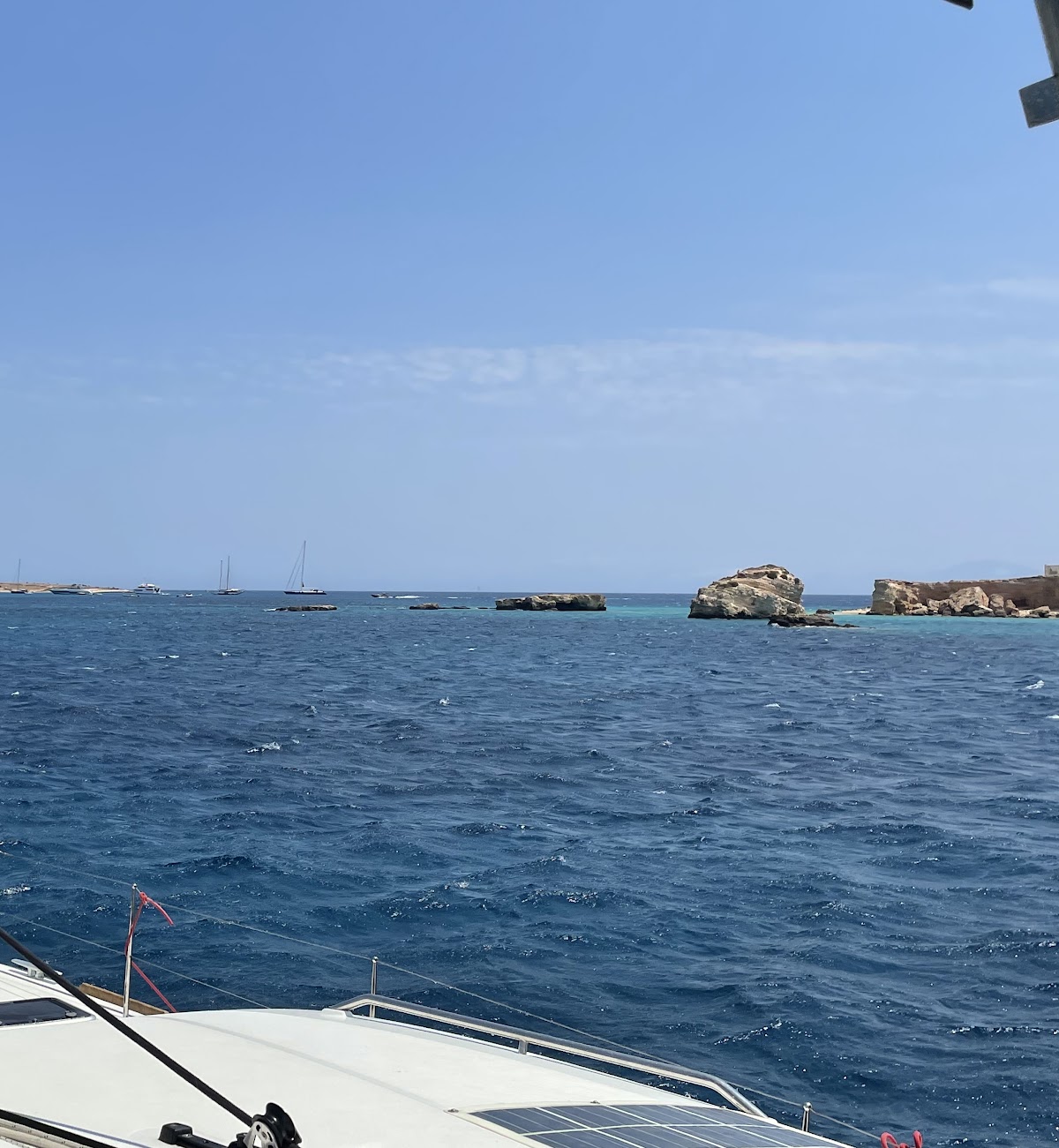 Yacht with skipper in Greece